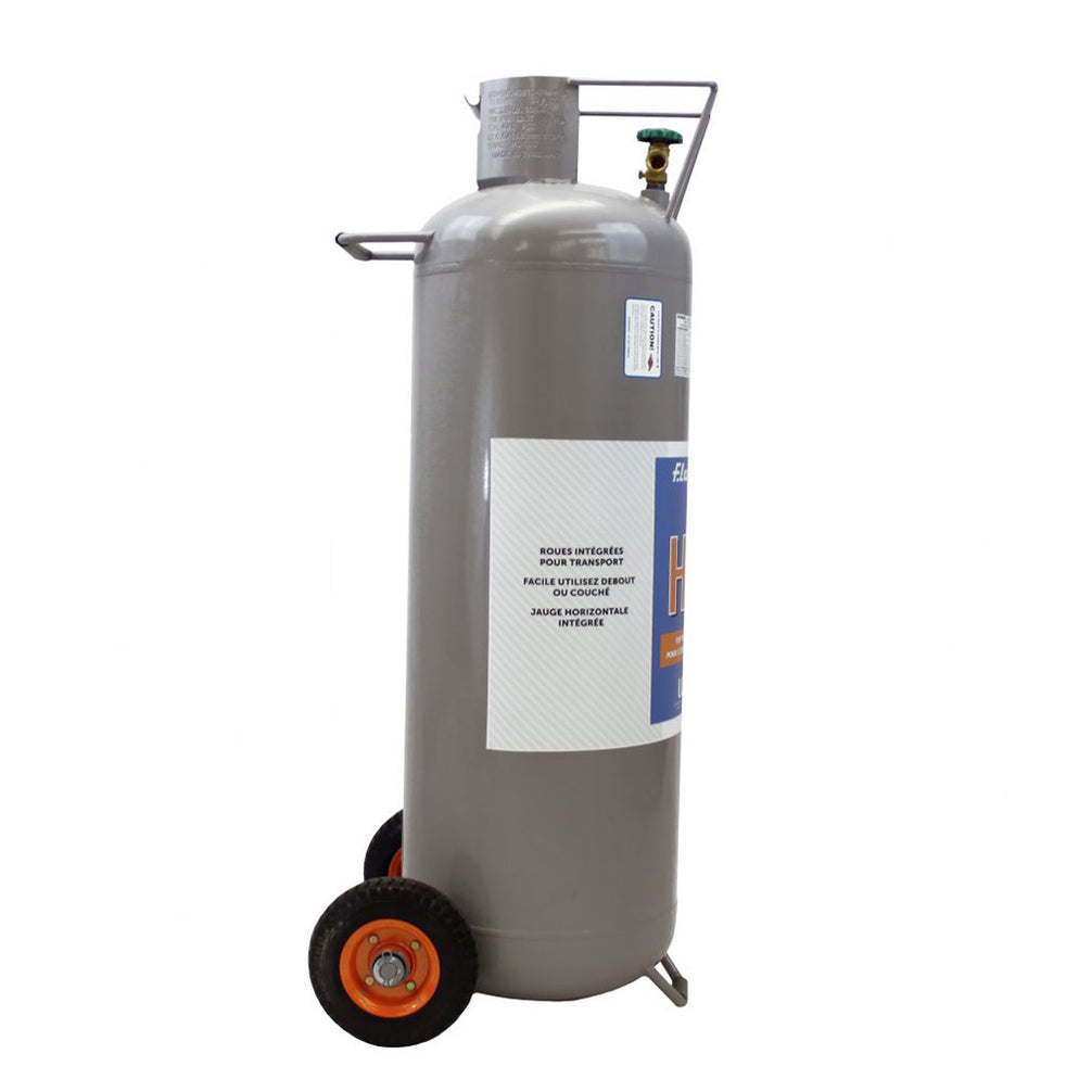 Flame King YSN100HOG 100 LBS Horizontal/Vertical Propane Cylinder w/ P ...