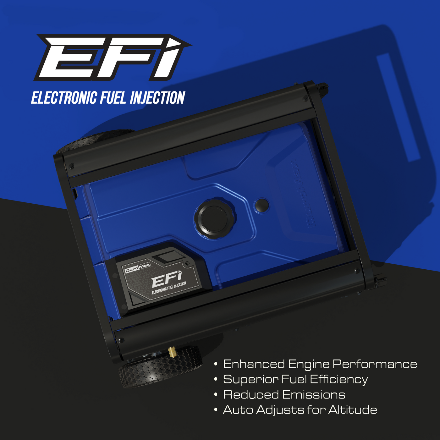 DuroMax XP15000HX+ 15,000W Electric Start Dual Fuel EFI Portable Gener ...