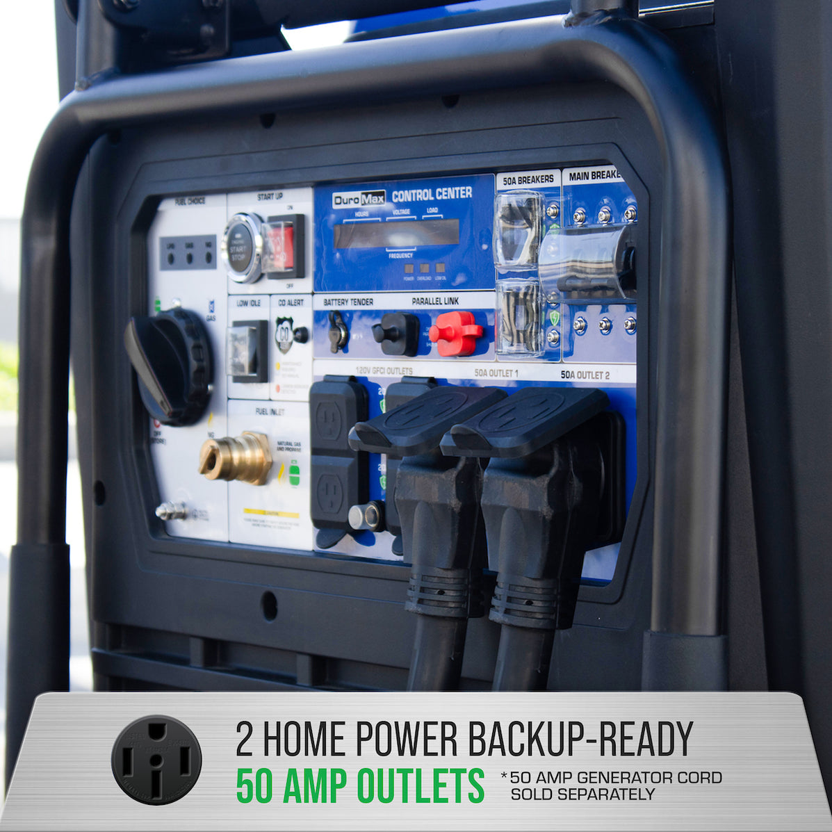 DuroMax XP16000iHT 16,000 Watt Tri Fuel Portable Inverter Generator ...