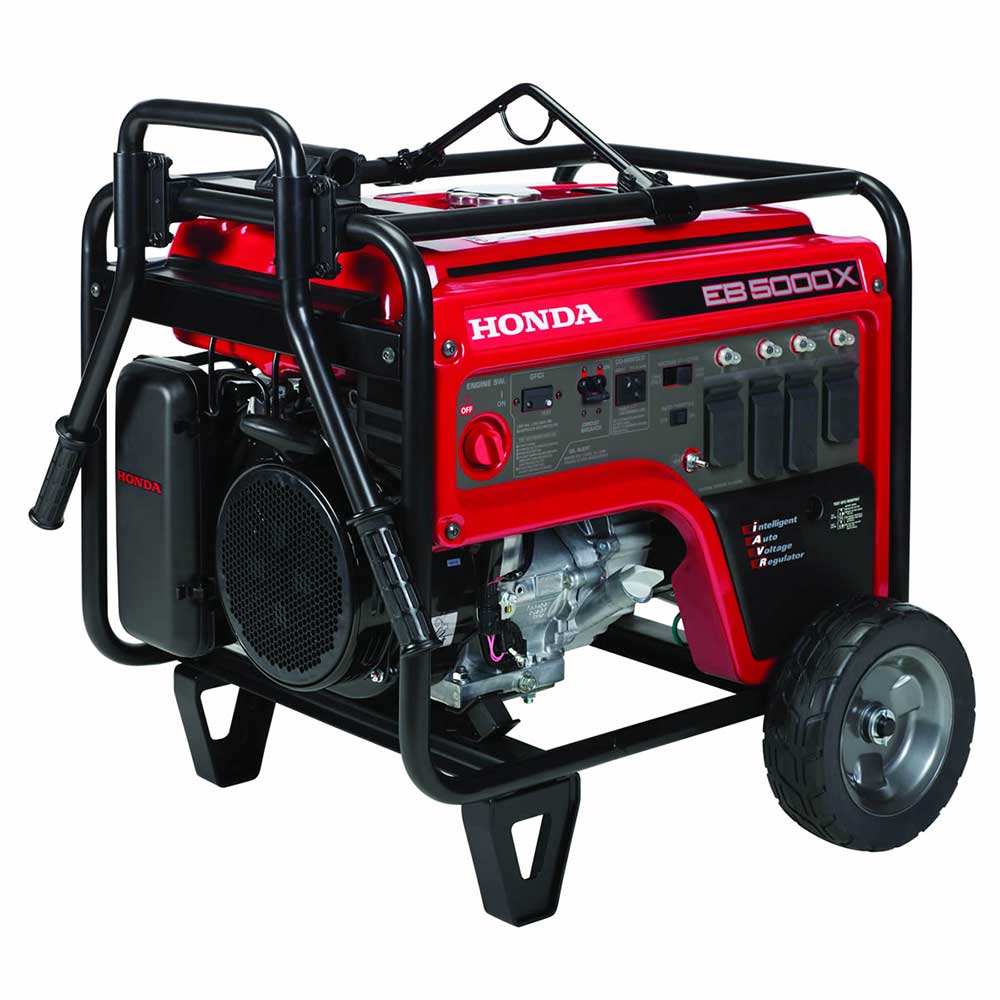 Honda EB5000 5000 Watt 120/240V Gas Industrial Portable Generator W/ C ...