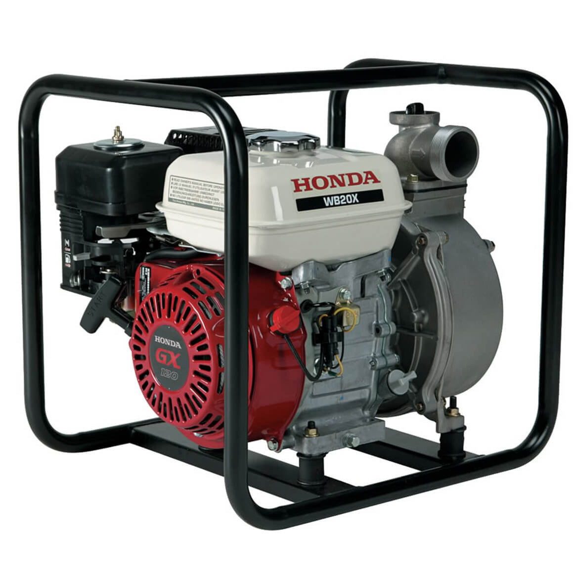 Honda WB20XT4A 120cc 2" 164 Gal/Min Centrifugal Water Pump — Electric ...