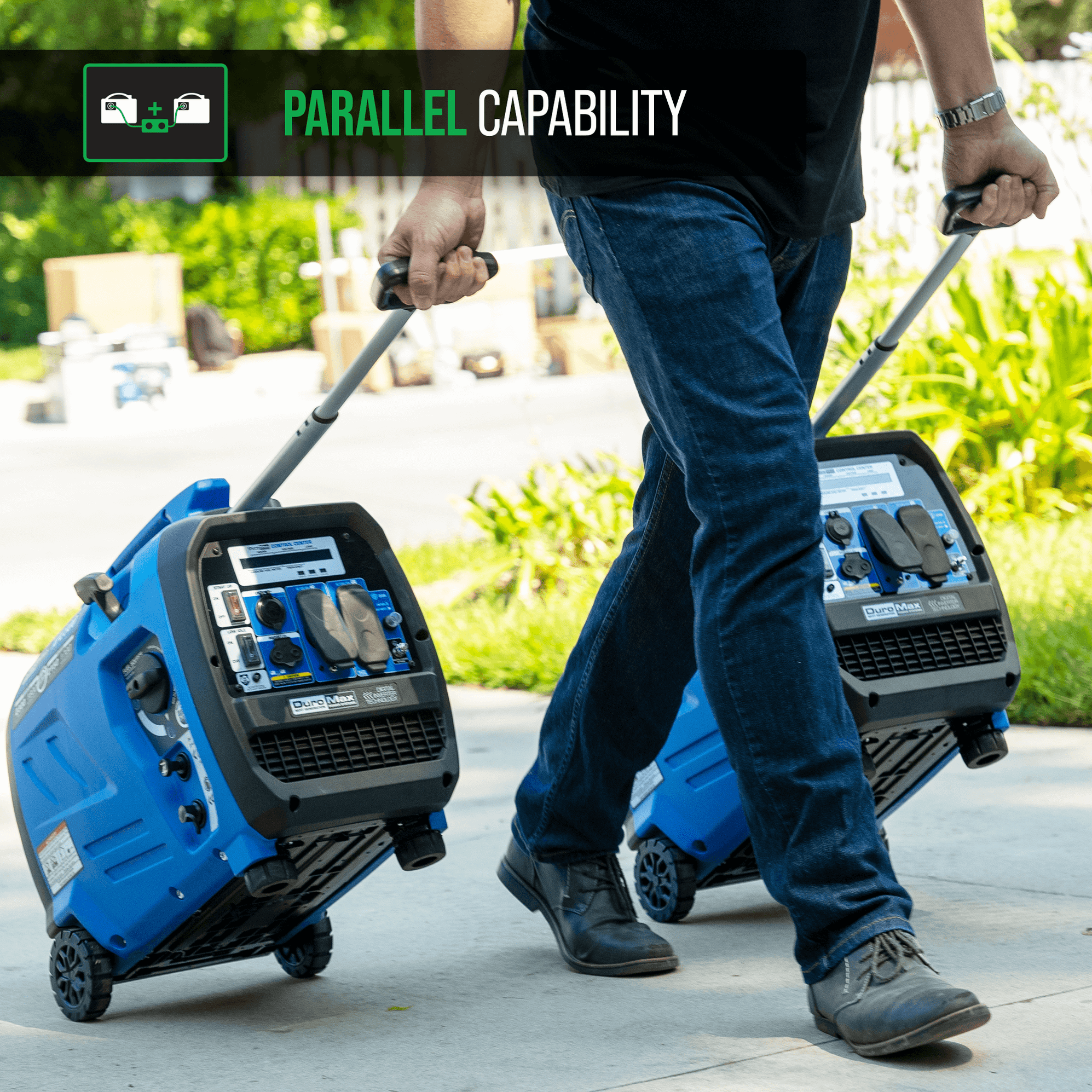DuroMax XP2300iH 2,300 Watt Portable Dual Fuel Inverter Generator - Qu ...